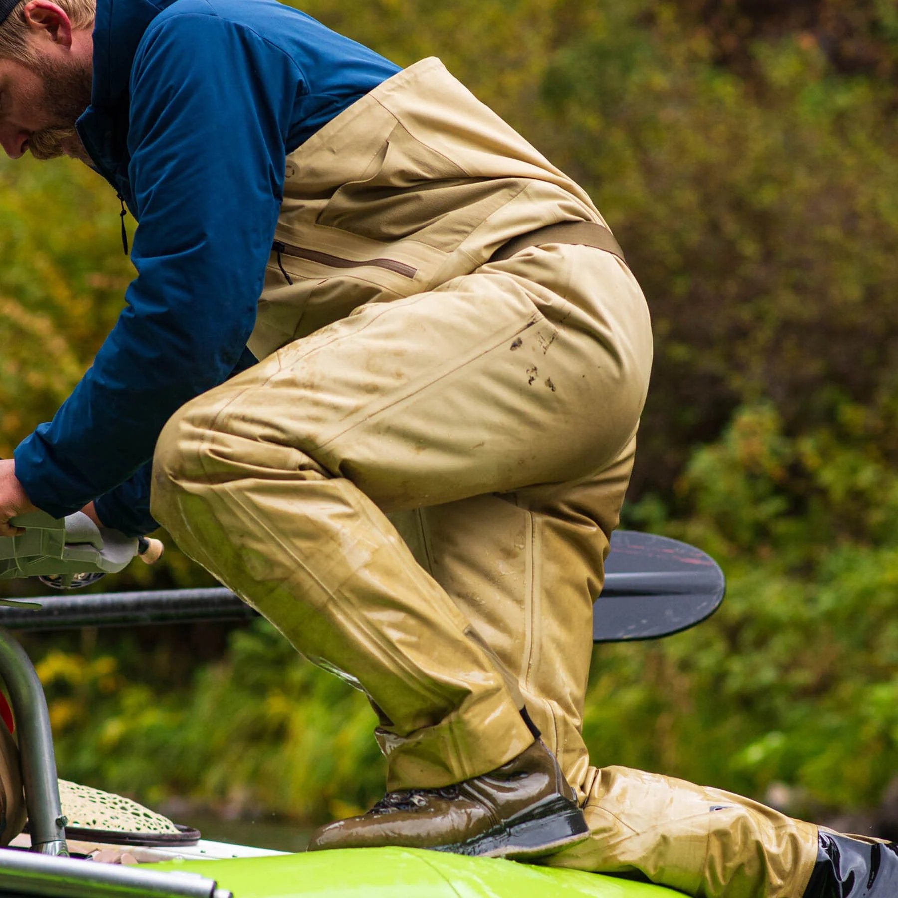 Backeddy Wader | Waders with Removable Knee Pads | Skwala Fishing