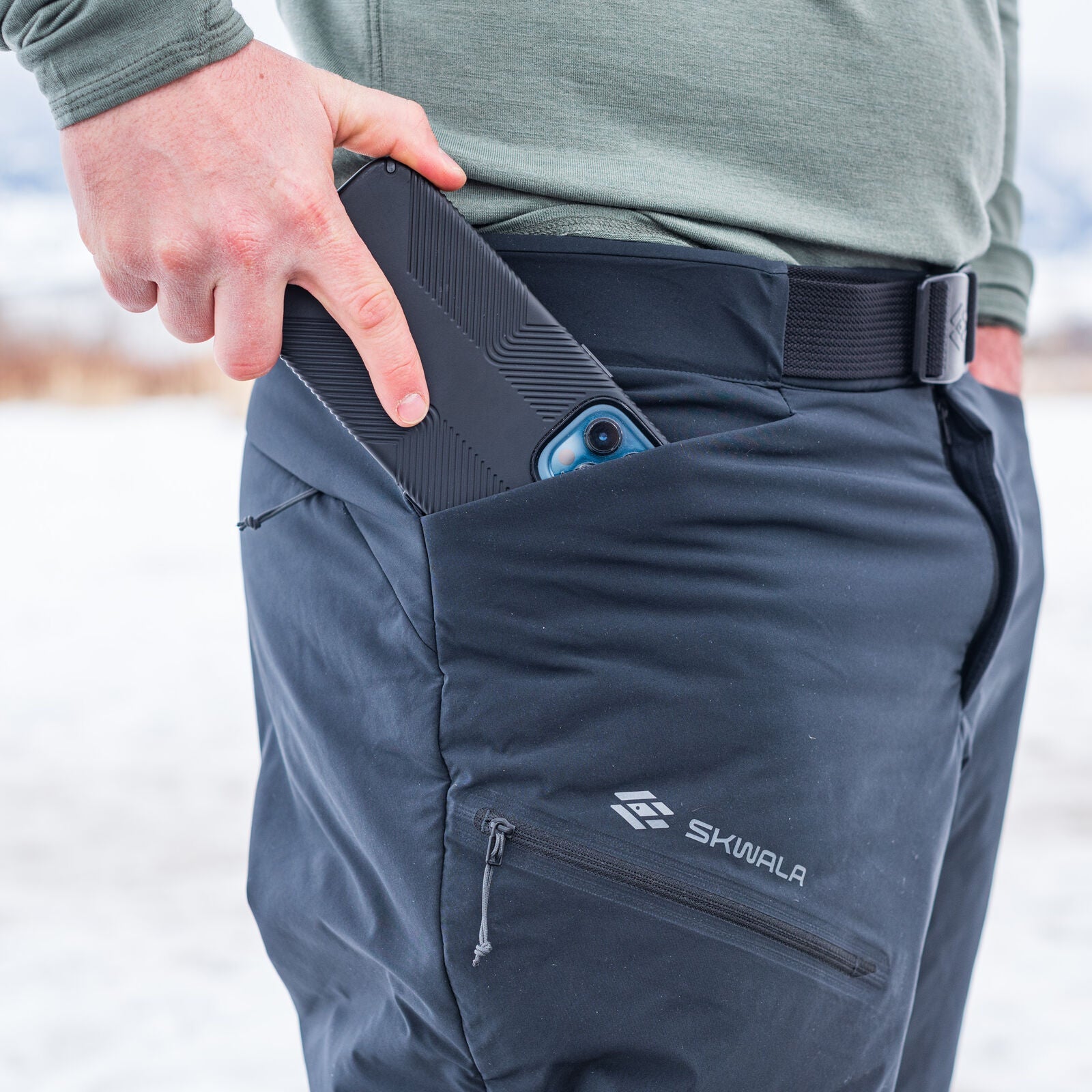 Insulated Fishing Pants | Cold-Weather Puffy Pants | Skwala Fishing